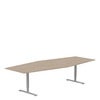 Conference table for 8 - 10 people, white ash/silver | Lanab